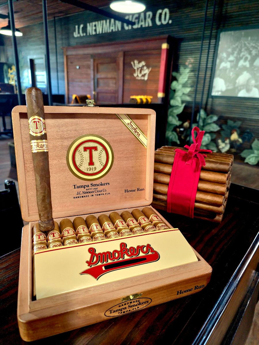 J.C. Newman Introduced Tampa Smokers Cigar with Baseball All Stars ...